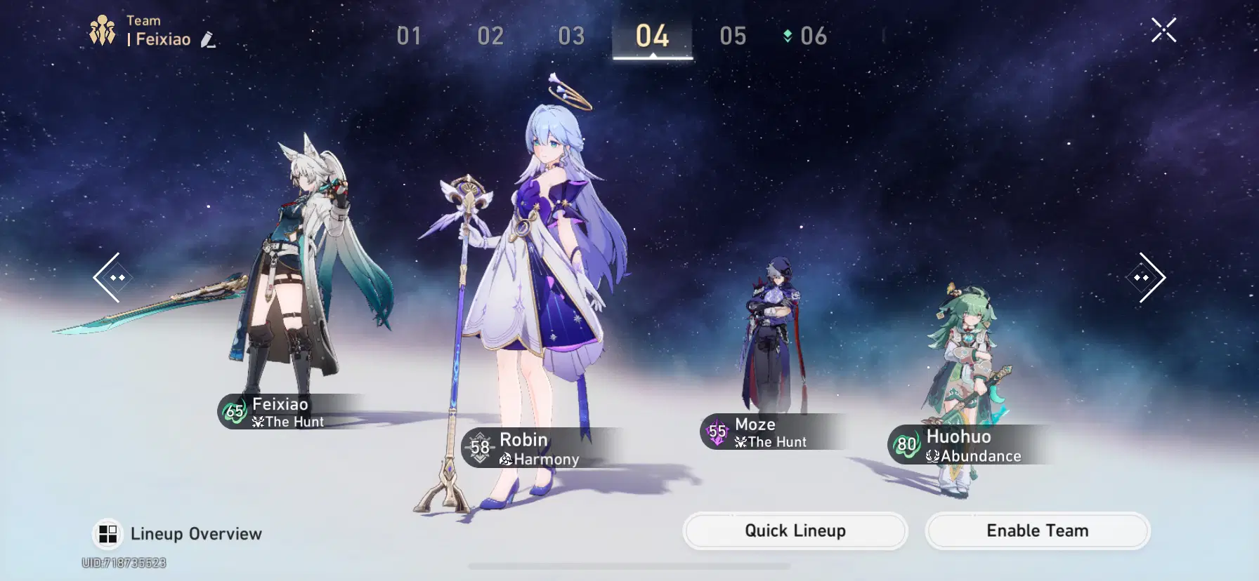 Feixiao Teams - help Honkai: Star Rail | HoYoLAB