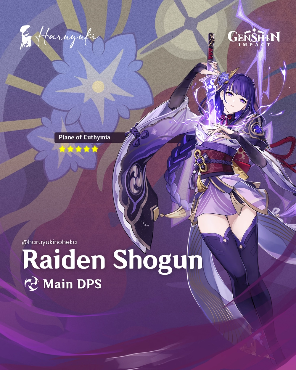[Version 5.0] Raiden Shogun Build Main DPS ⚡ Genshin Impact | HoYoLAB