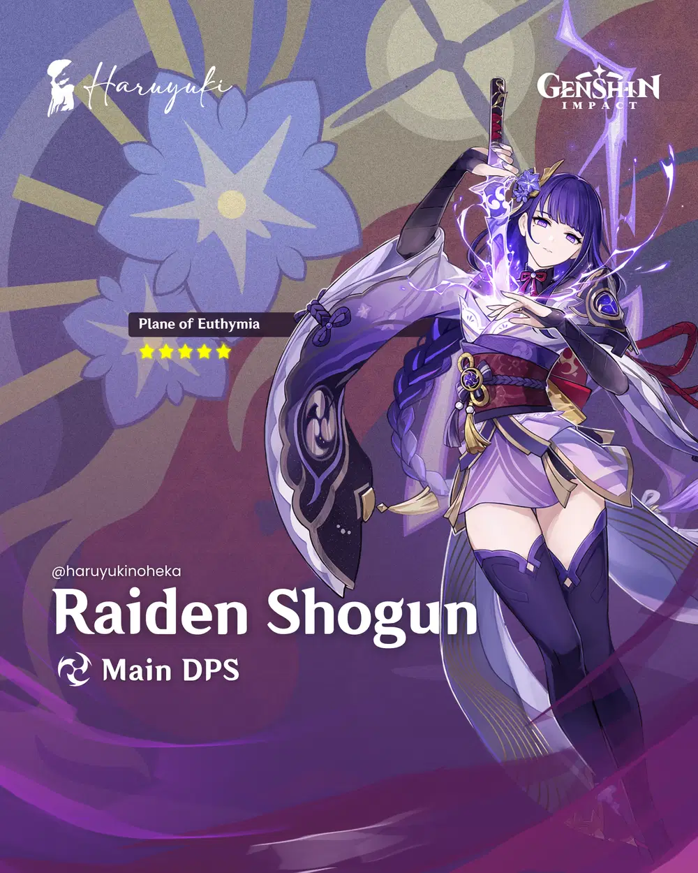 [Version 5.0] Raiden Shogun Build Main DPS ⚡ Genshin Impact | HoYoLAB