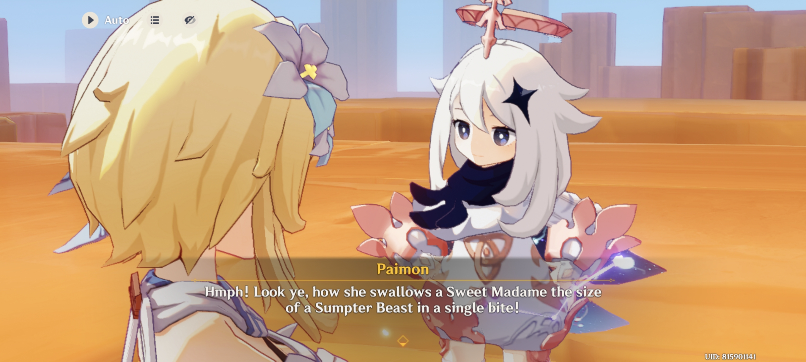 Paimon finally said it for us (very minor spoiler not even worth ...