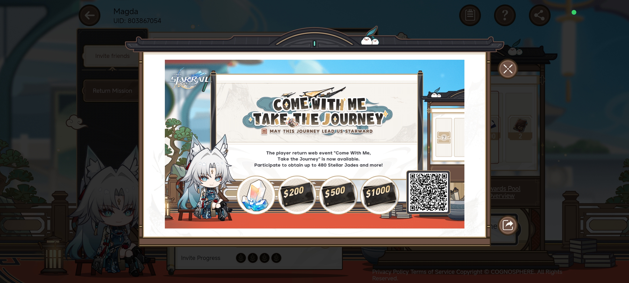 HSR INVITE CODE Honkai: Star Rail | HoYoLAB