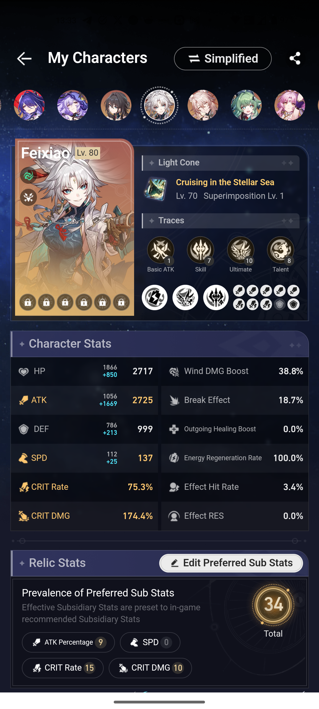 FEIXIAO BUILD HELP! Honkai: Star Rail | HoYoLAB