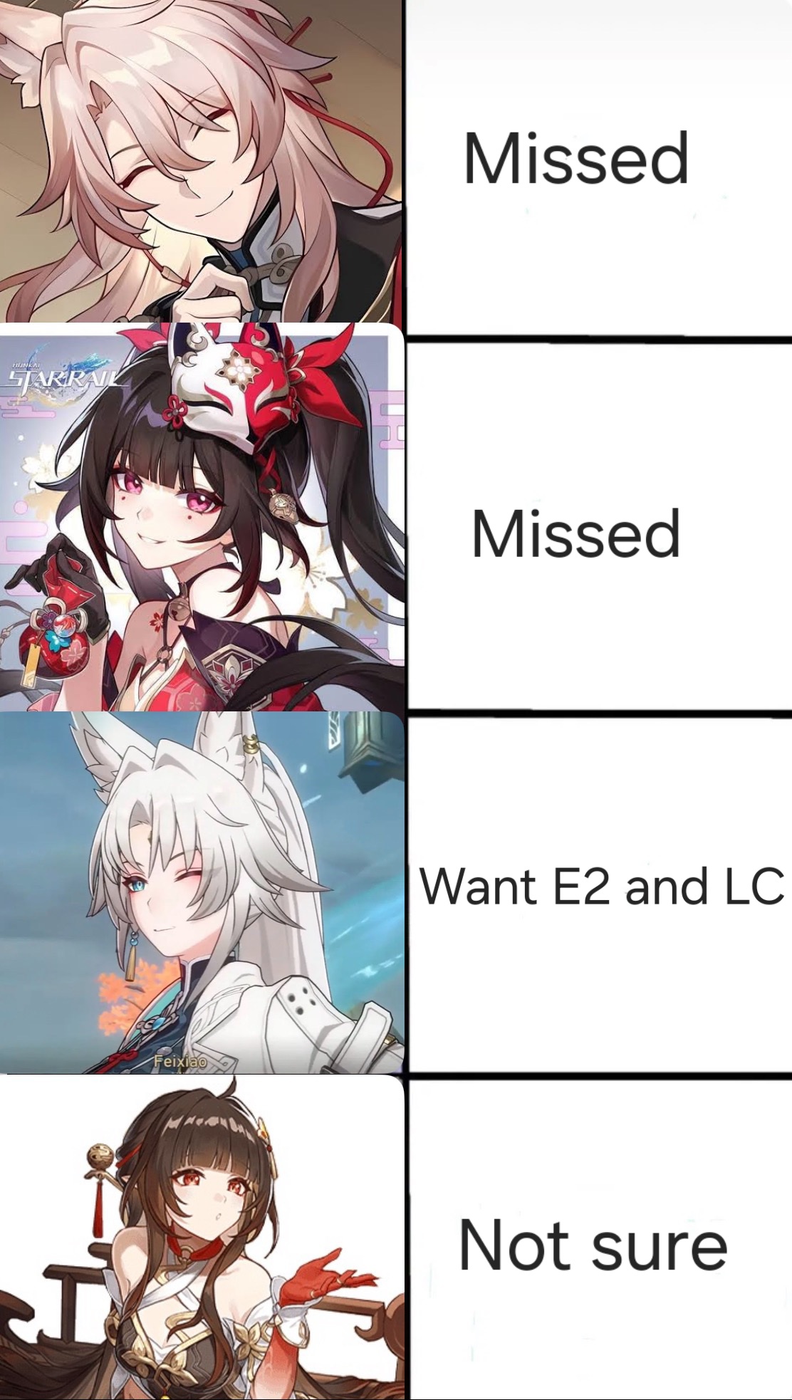 My pull plans. Honkai: Star Rail | HoYoLAB