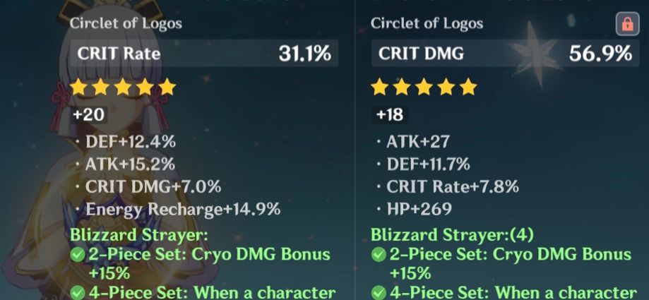 wow 2 crit main stats that dont even touch crit 🤩 Genshin Impact | HoYoLAB