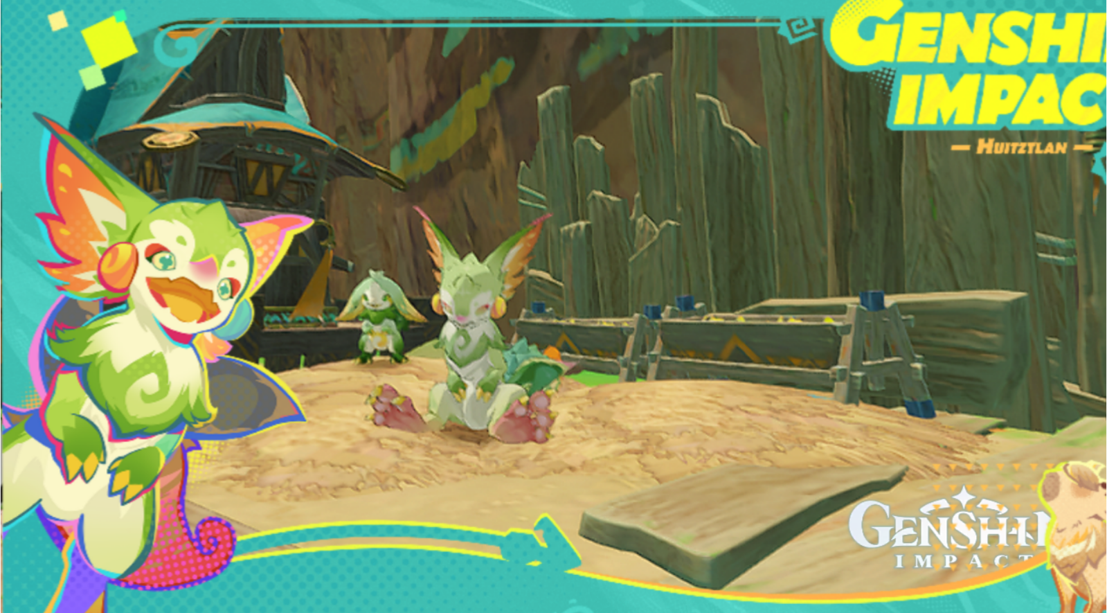 Took a cute little picture of these adorable creatures. Genshin Impact ...