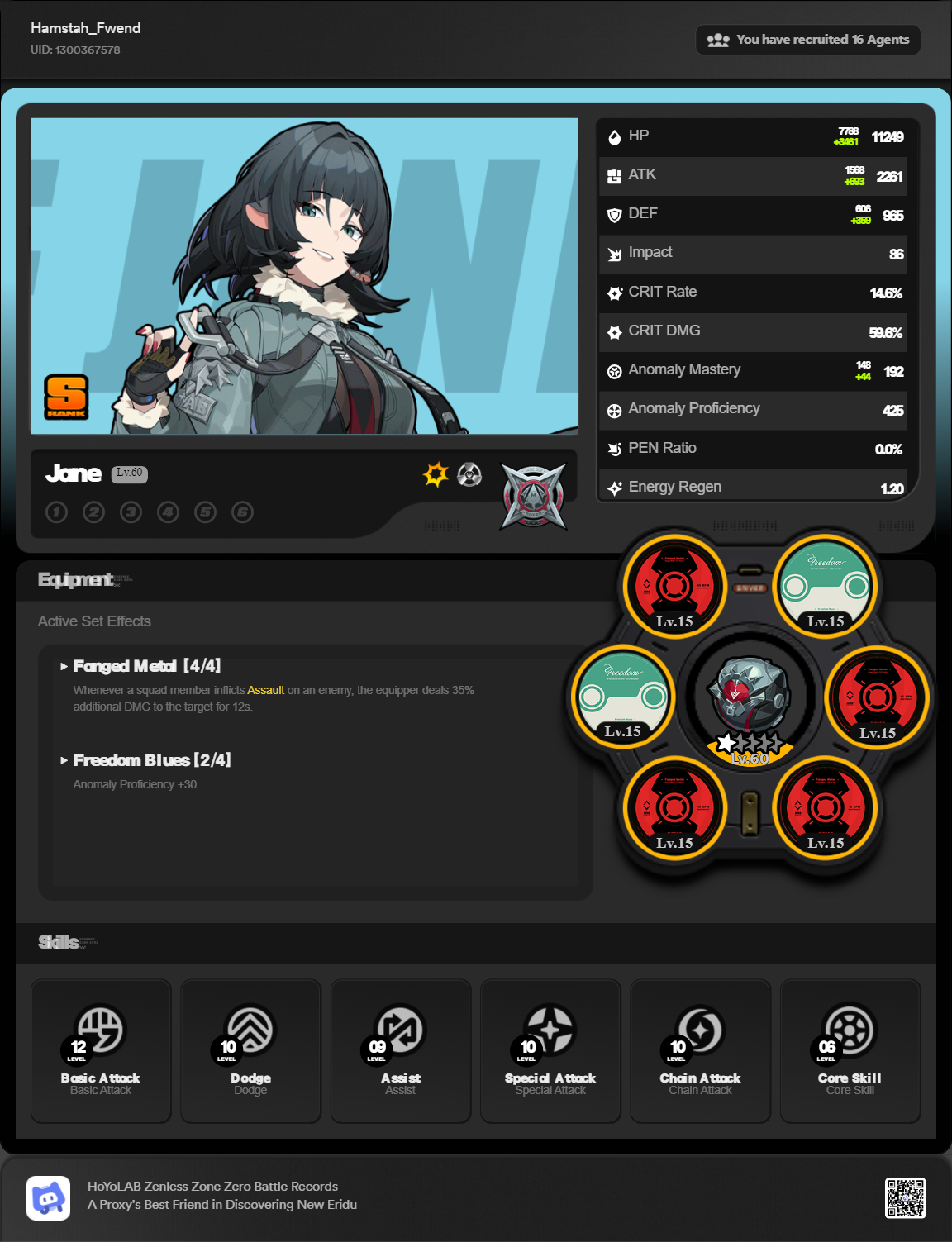 My current Jane Doe build. (Updated from my previous post where she was ...