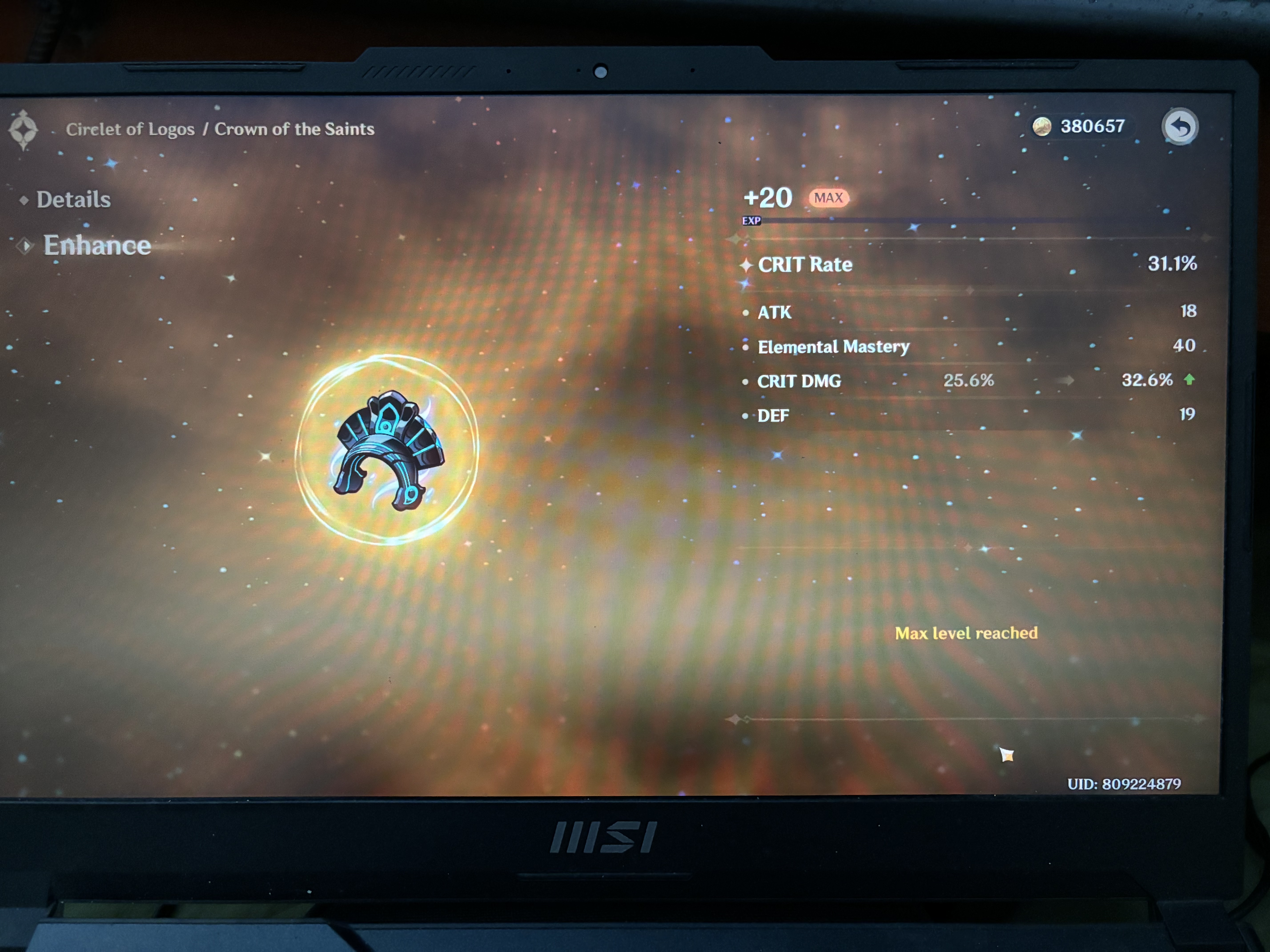 Obsidian Codex Crit Circlet Genshin Impact | HoYoLAB