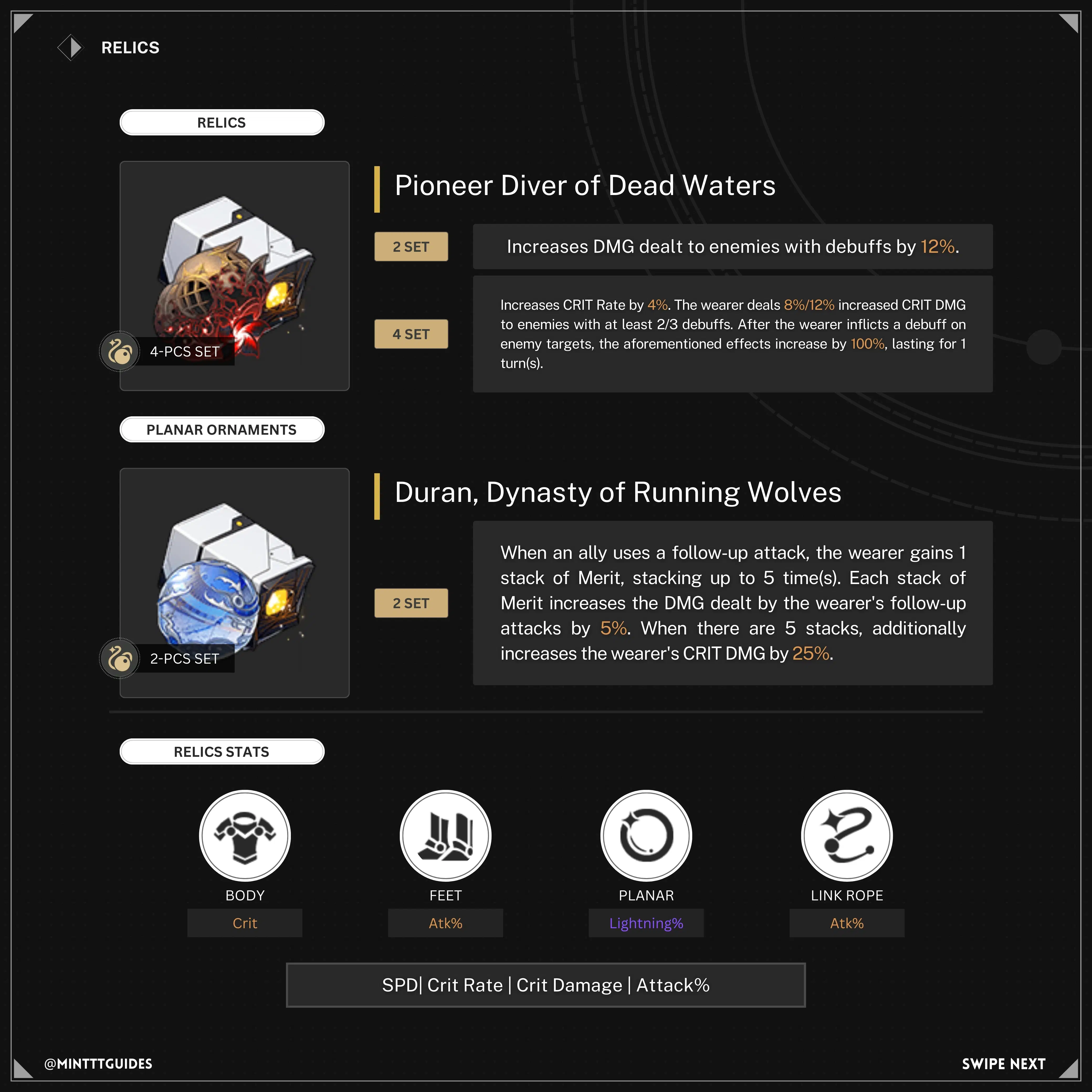 MOZE - BUILD GUIDE (V2.5) | HONKAI: STAR RAIL Honkai: Star Rail | HoYoLAB