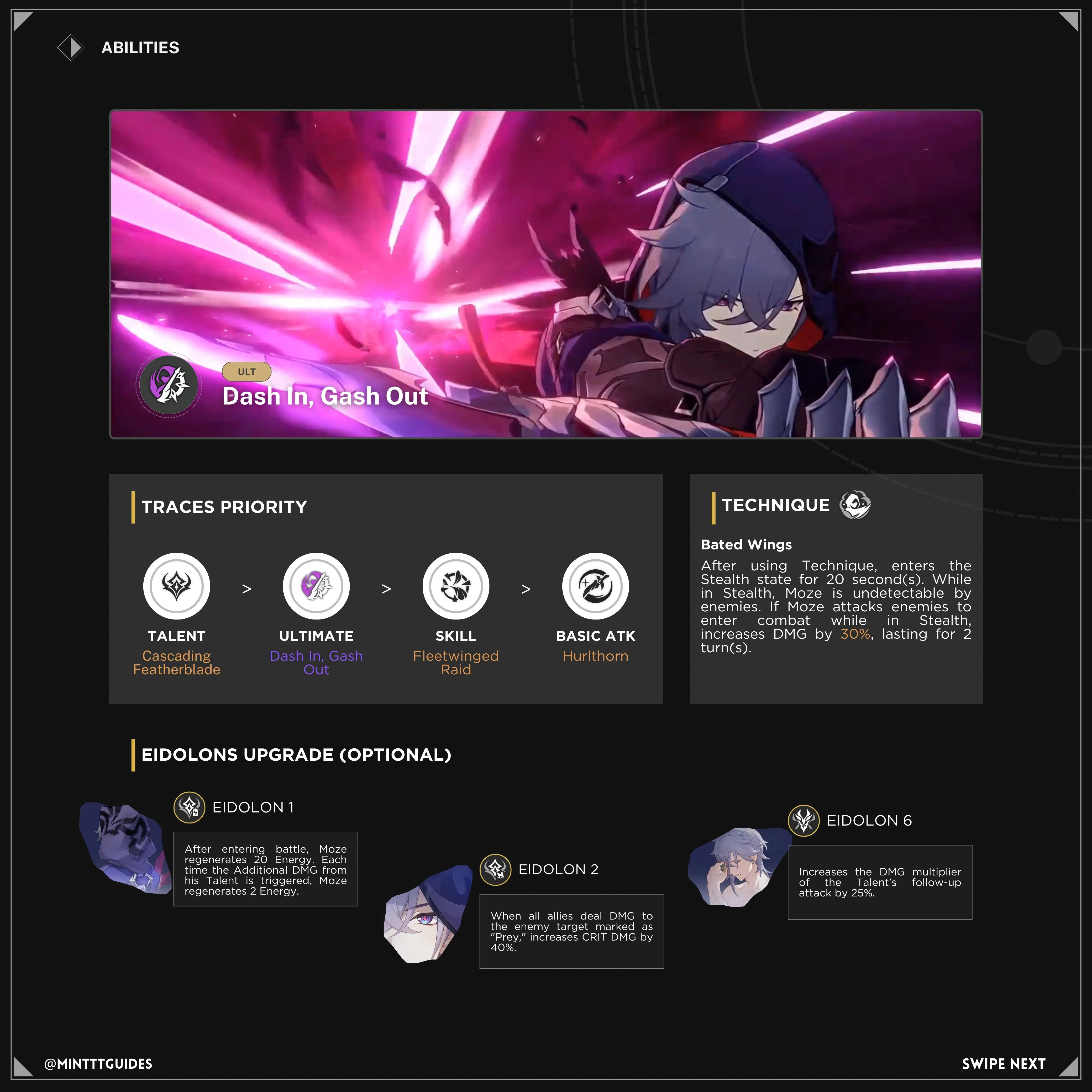 MOZE - BUILD GUIDE (V2.5) | HONKAI: STAR RAIL Honkai: Star Rail | HoYoLAB