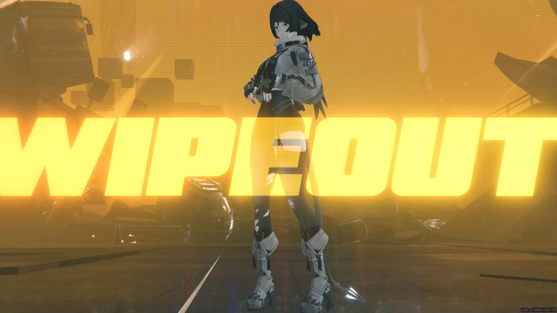 It's like they designed Jane Doe *just* for the WIPEOUT screen ...