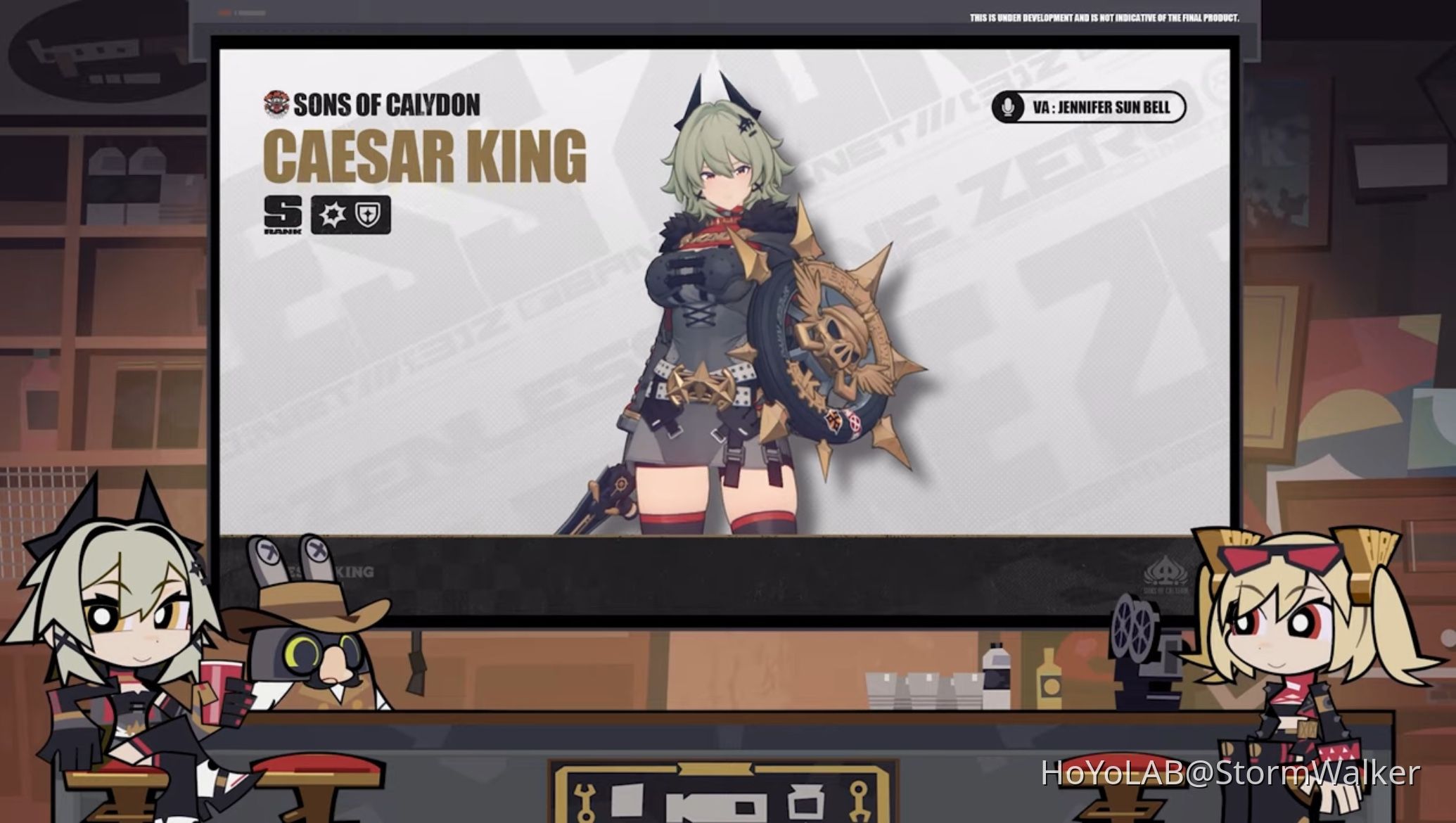 Caesar and burnice eng va reveal Zenless Zone Zero | HoYoLAB