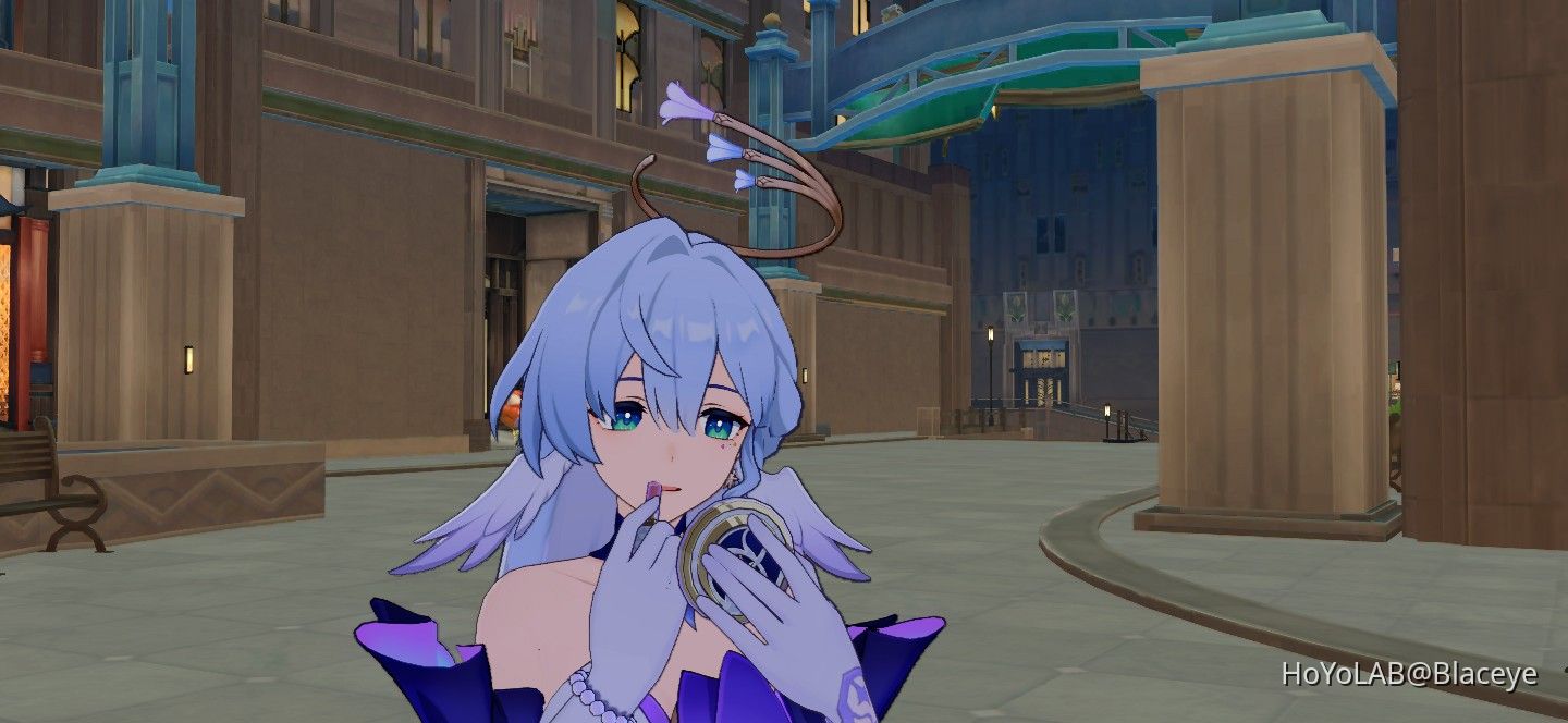 Robin doing her make-up Honkai: Star Rail | HoYoLAB