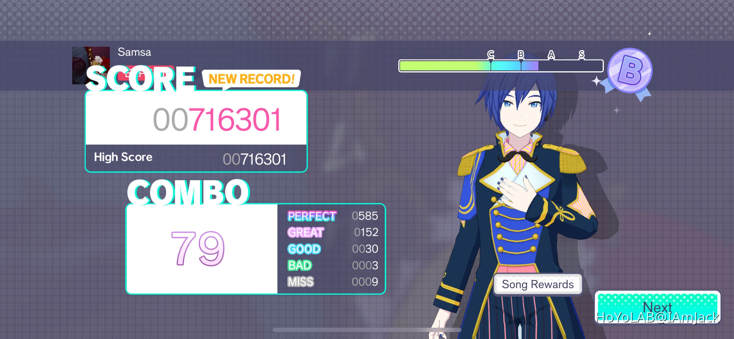 i haven't played in almost a month but somehow did these (my pjsk is ...