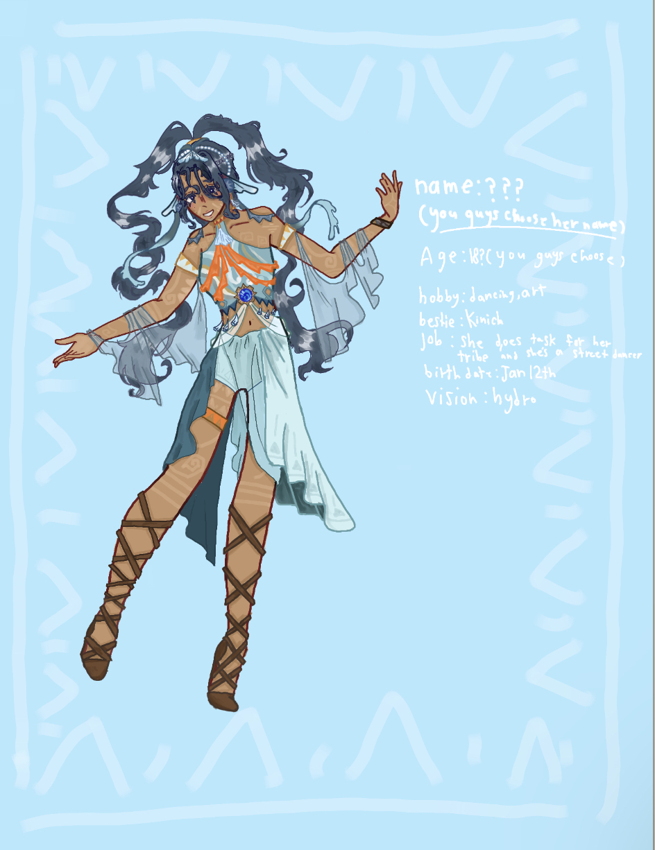 I made a natlan oc :D Genshin Impact | HoYoLAB