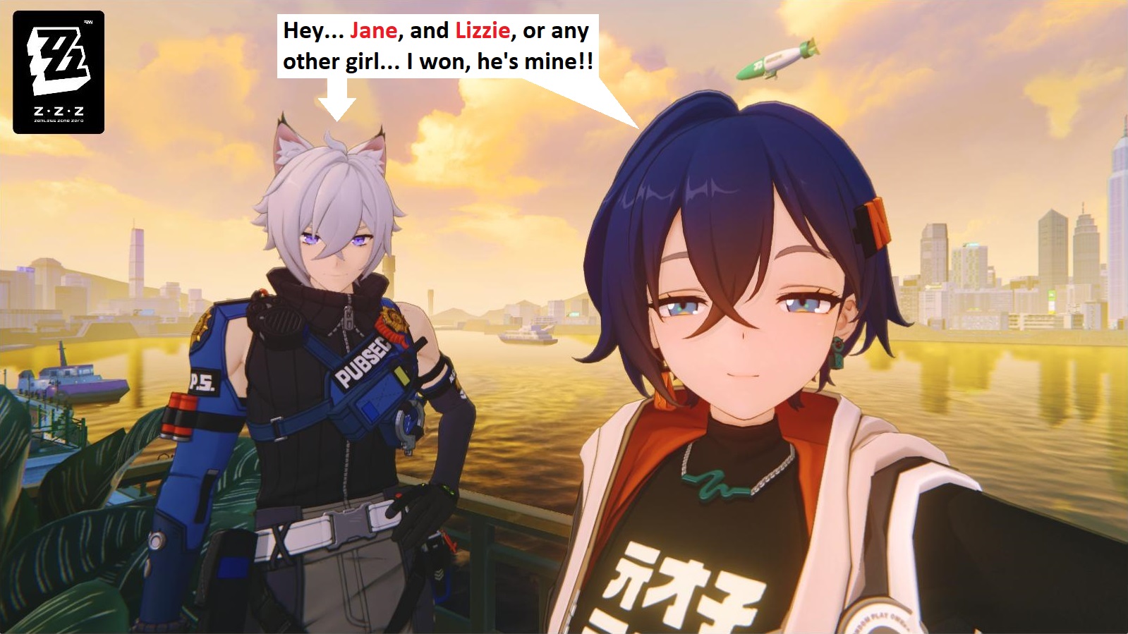 [Warning] _ Hey girls, Seth picked me !!!!! Zenless Zone Zero | HoYoLAB