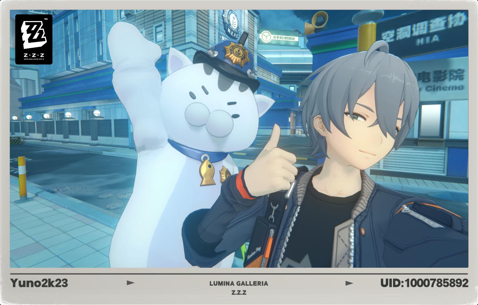 Selfie with Mew-Mew Zenless Zone Zero | HoYoLAB