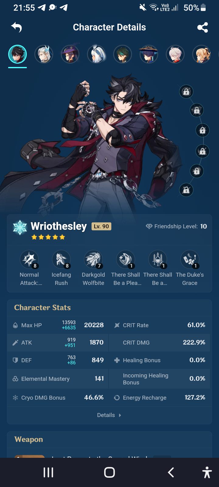 rate my wrio build please! 💔 (read caption) Genshin Impact | HoYoLAB