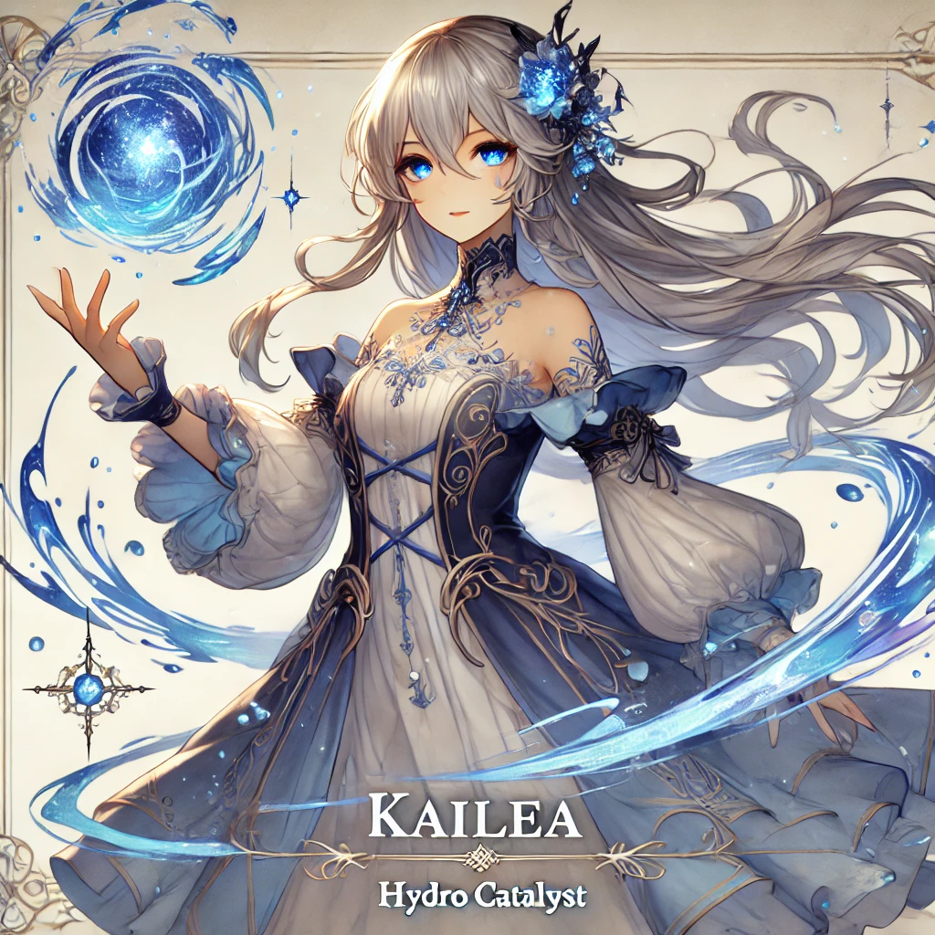 Kailea – The Crimson Tidebreaker 🌊Vision: Hydro 🌊Weapon: Claymore 🌊Region: Fontaine 🌊Affiliation ...