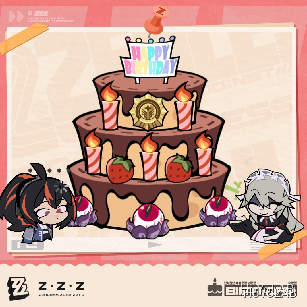 SEPTEMBER BIRTHDAY CAKE 🎂 Zenless Zone Zero | HoYoLAB