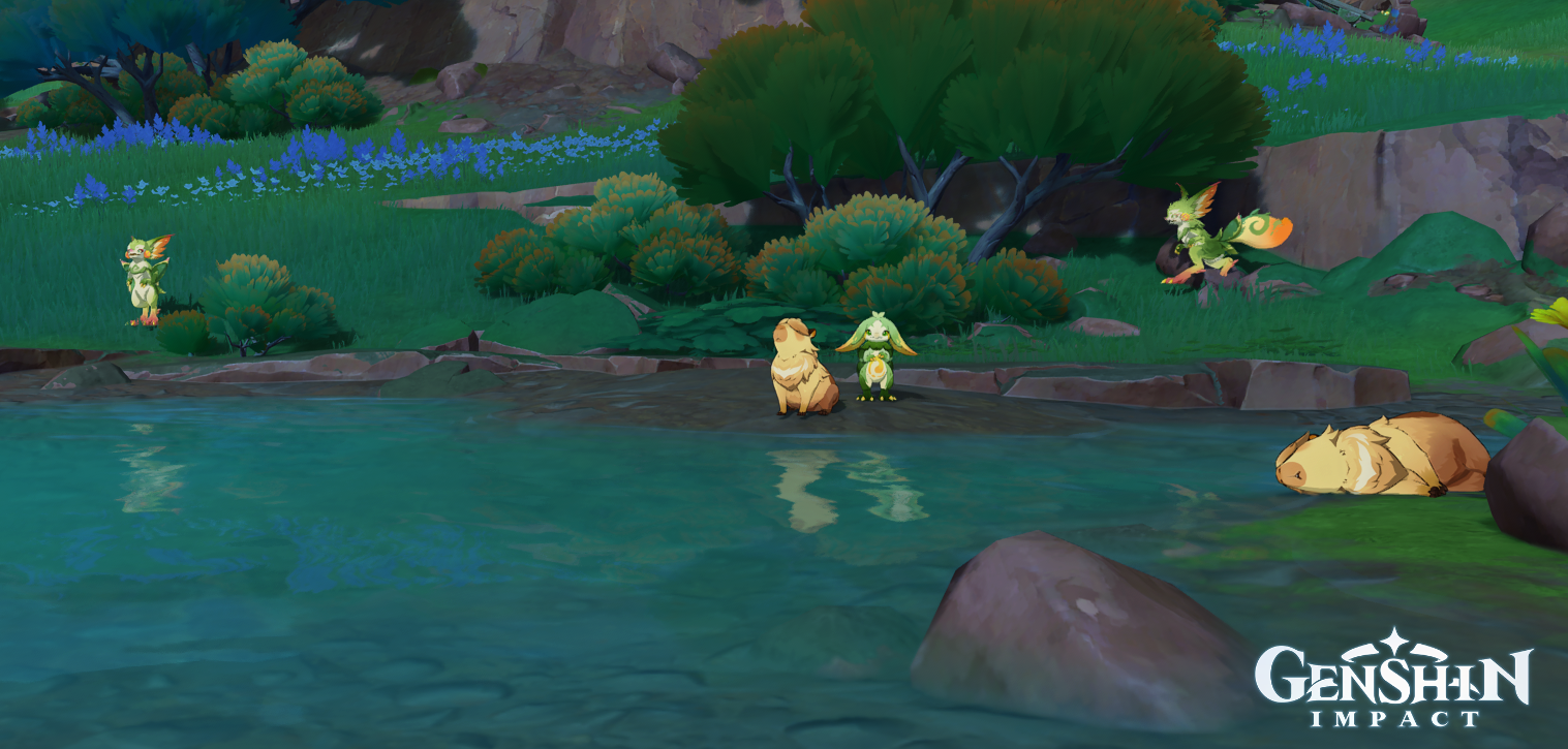 Yumkasaurus and Capybara Cuteness! Genshin Impact | HoYoLAB