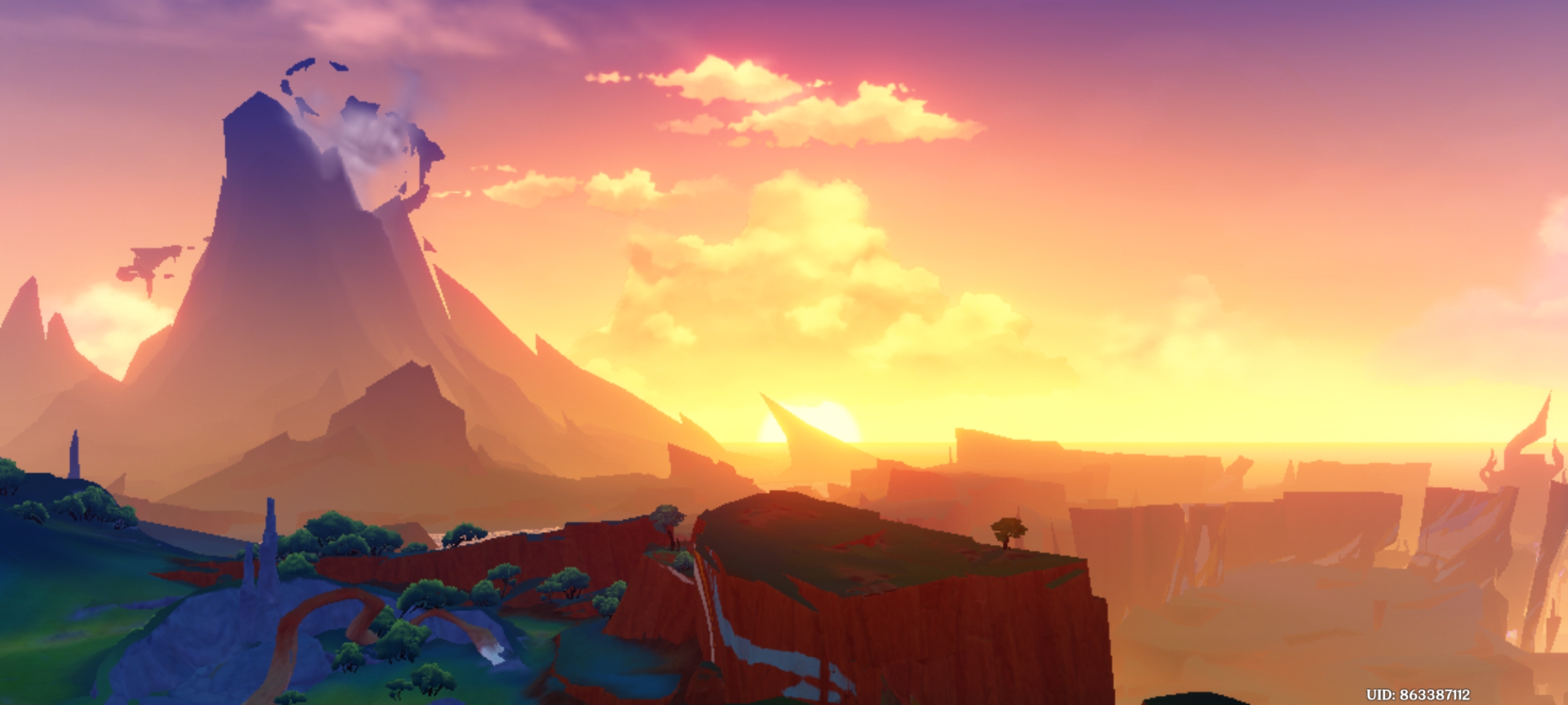 Sunset in Natlan Genshin Impact | HoYoLAB