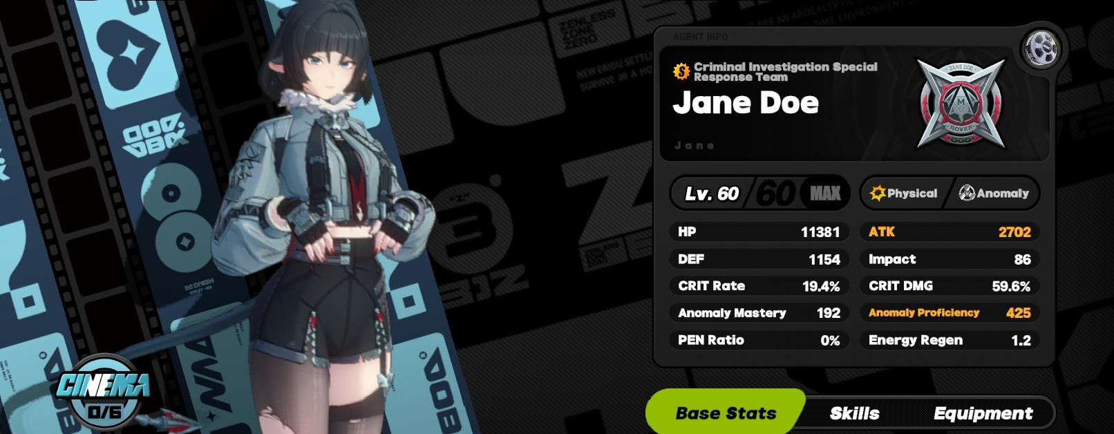 My Jane Build Zenless Zone Zero | HoYoLAB