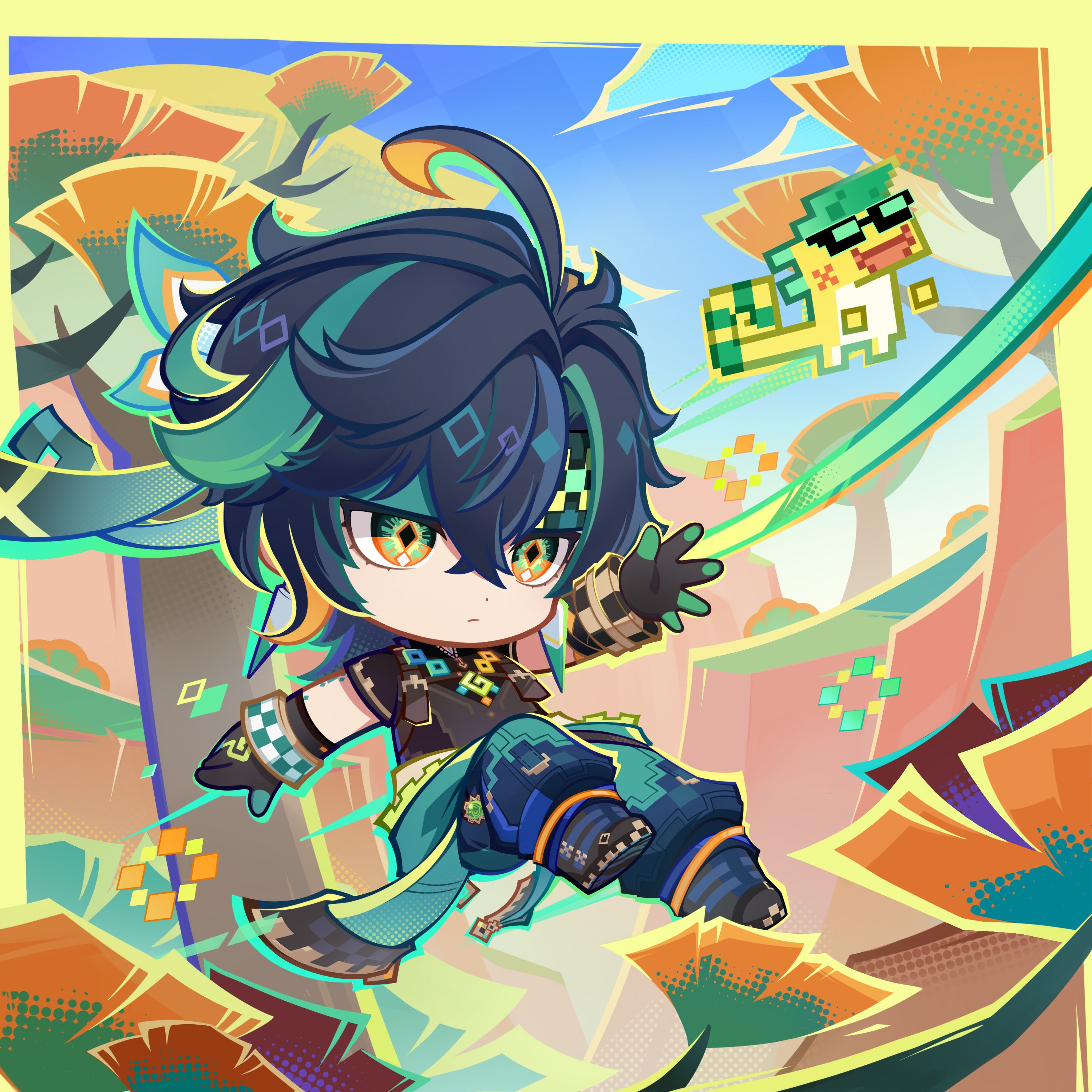 Kinich – Character Illustration Genshin Impact | HoYoLAB