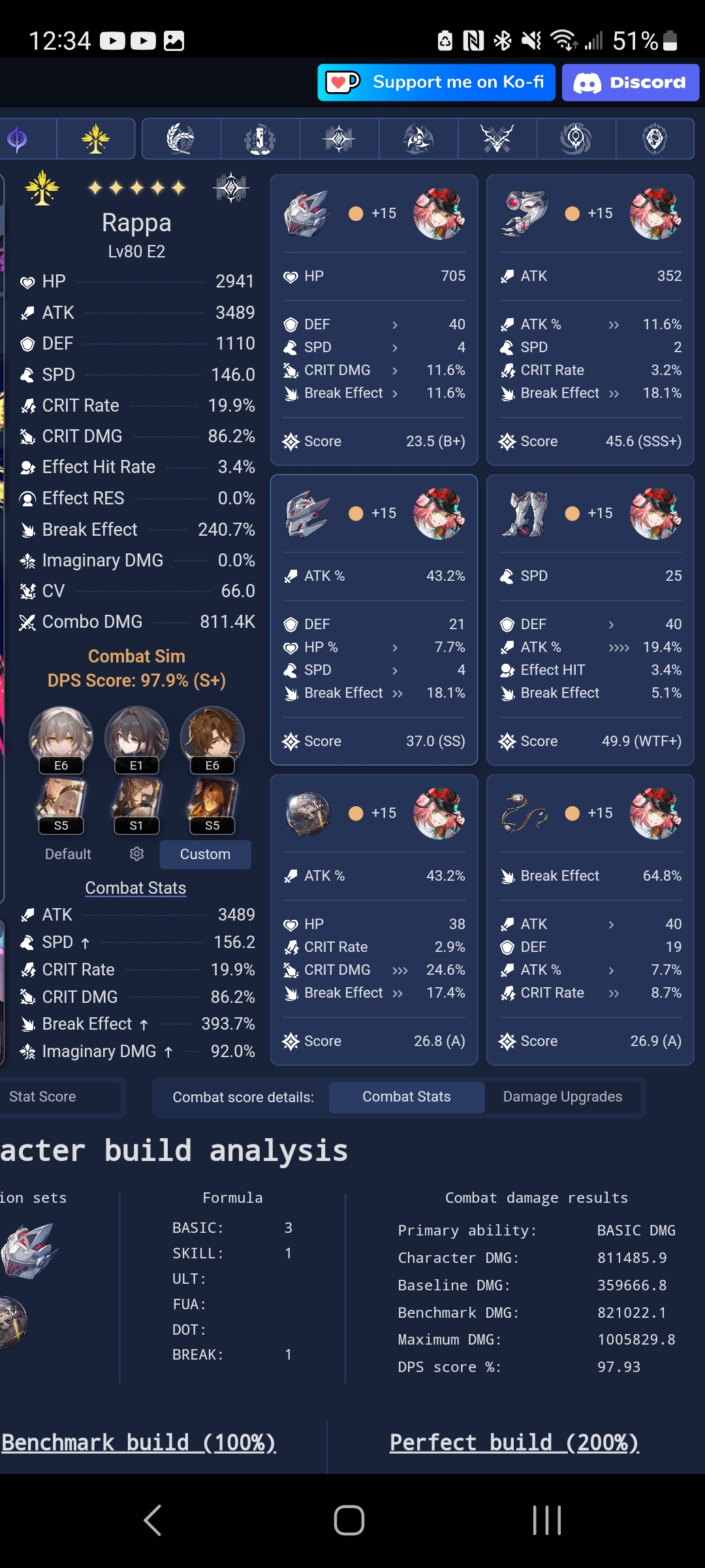 My Rappa build p2 Honkai: Star Rail | HoYoLAB