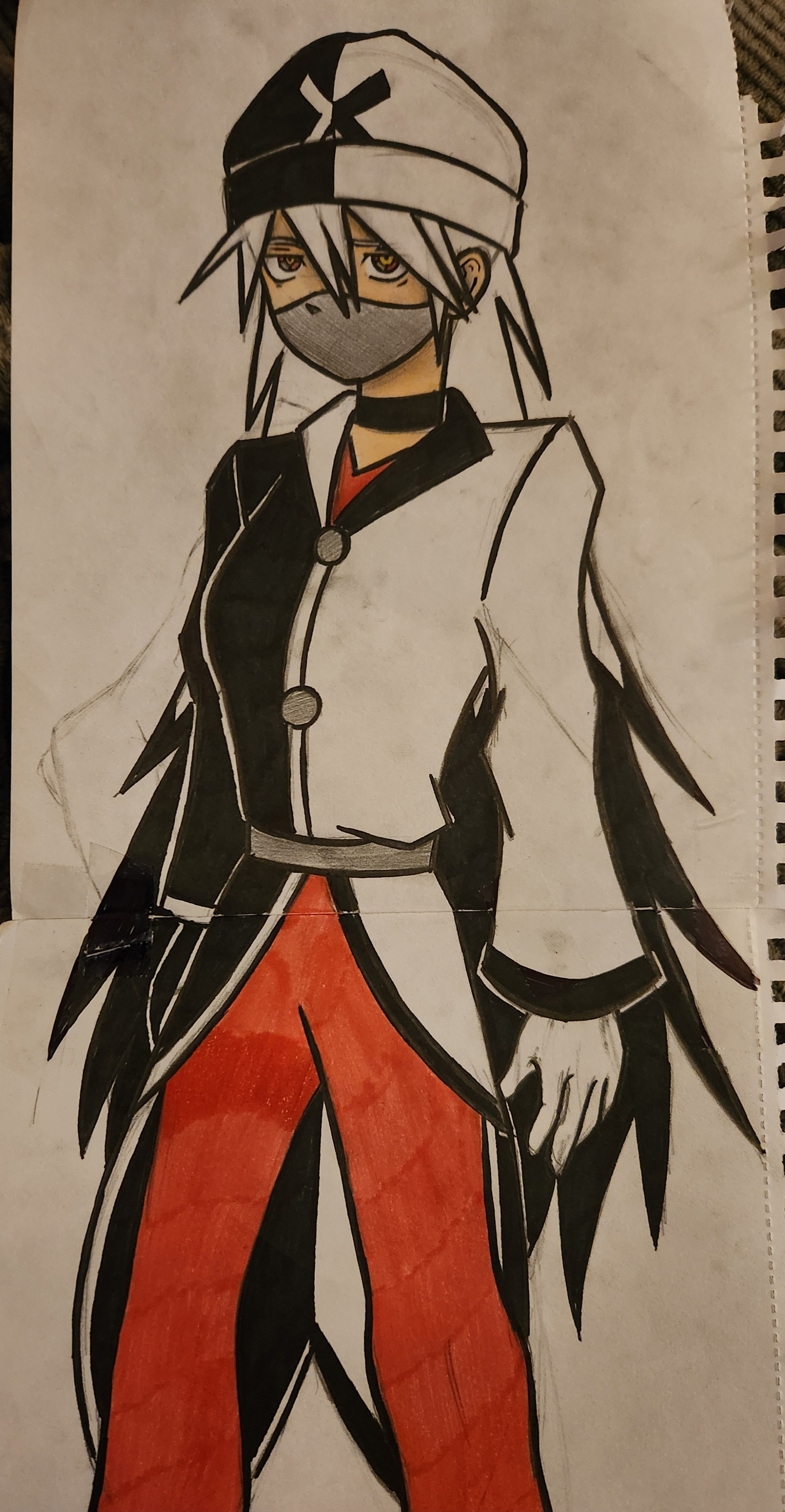 Soul Eater OC design, drawing by me. | HoYoLAB