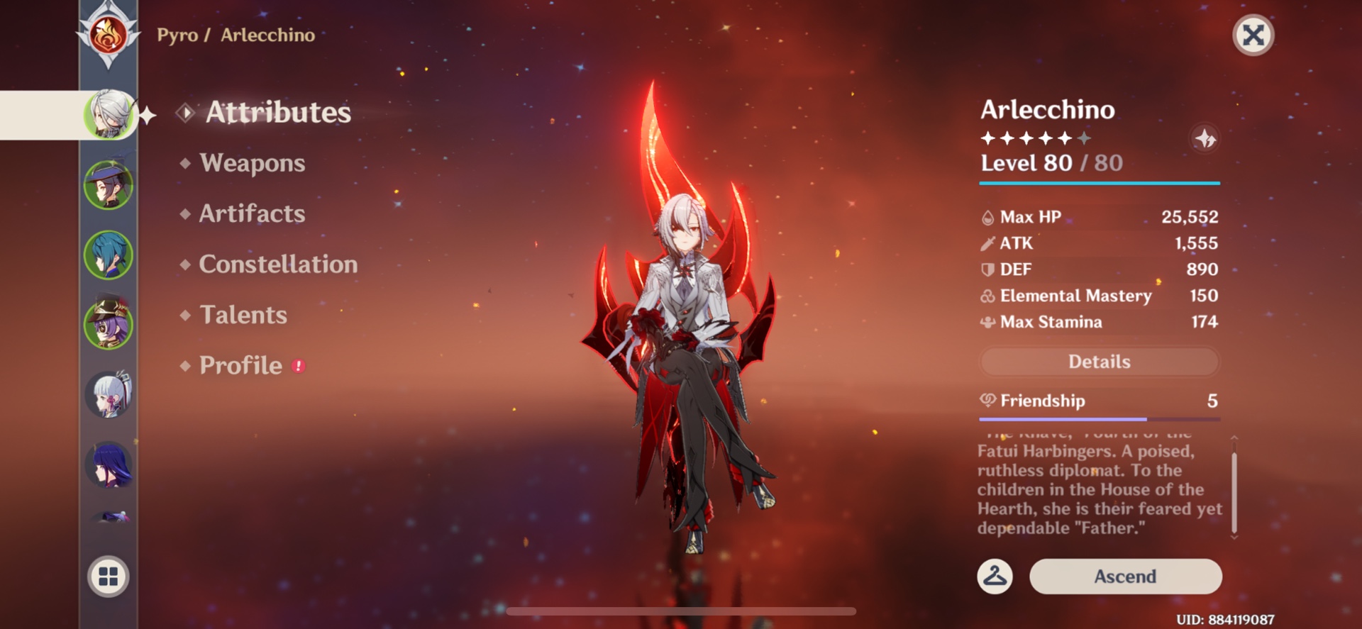 Rate my Arlechinno build Genshin Impact | HoYoLAB