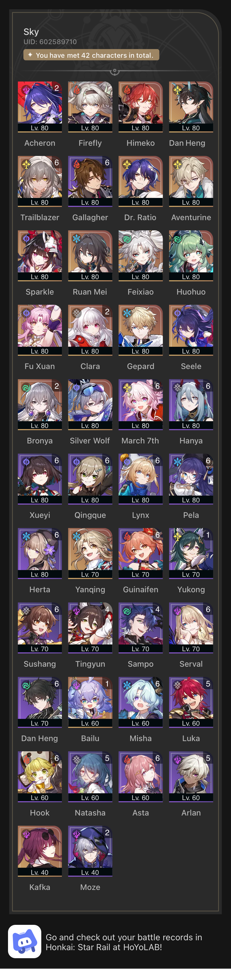 Help me make a DOT team please Honkai: Star Rail | HoYoLAB