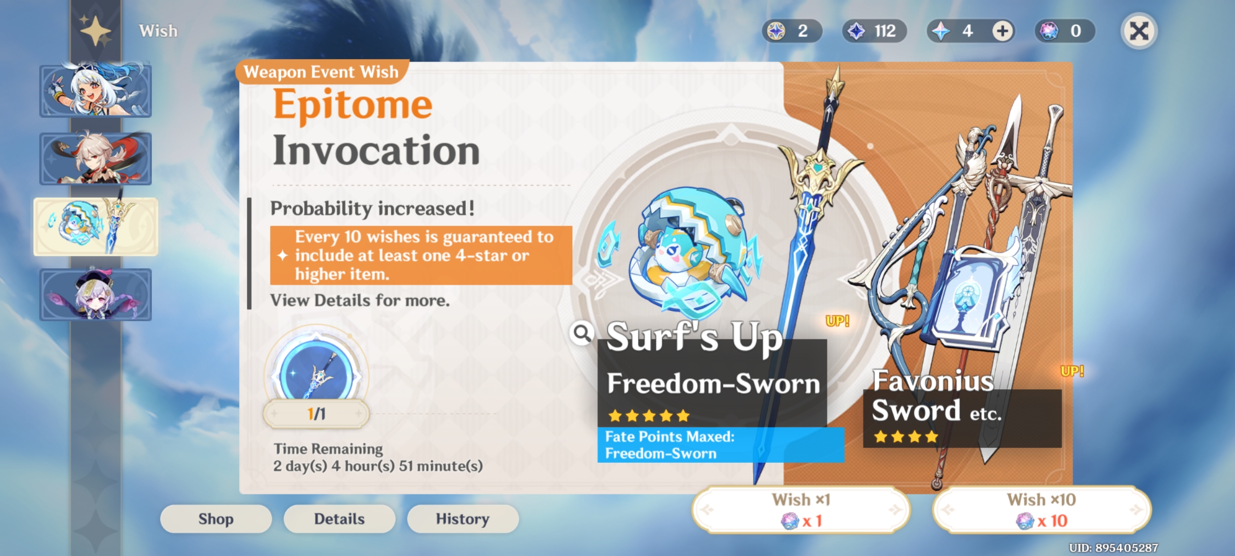 Freedom Sworn, when?? Genshin Impact | HoYoLAB