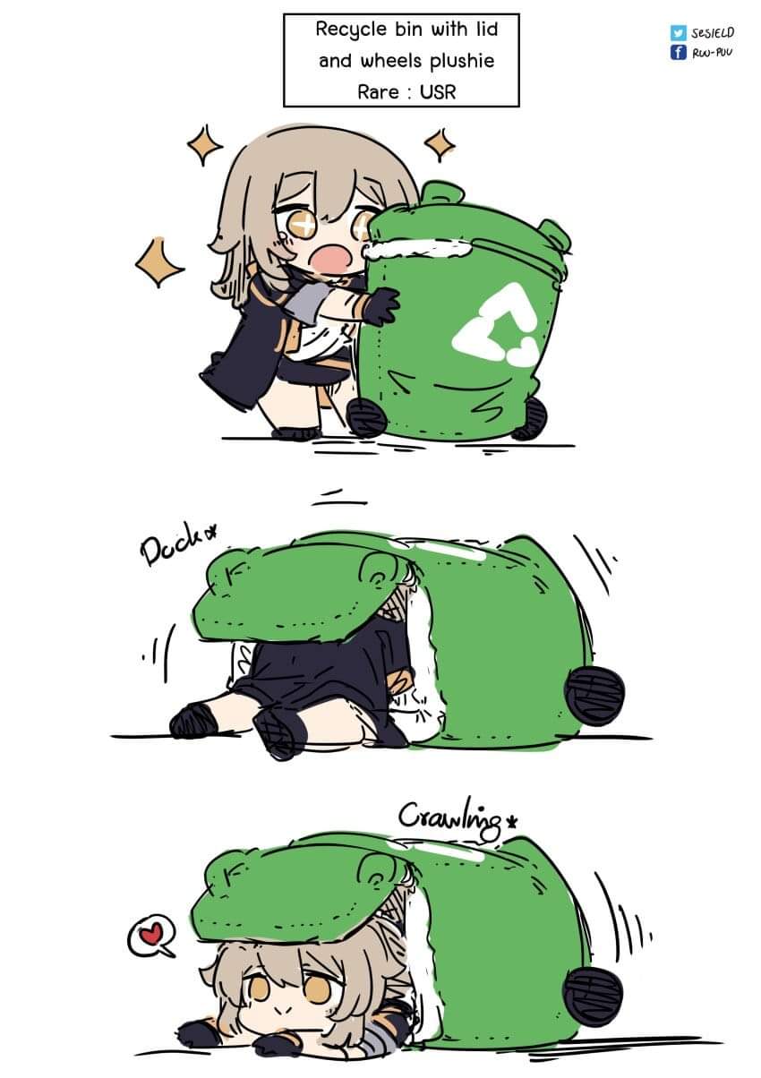 Stelle found a comfy trashcan Honkai: Star Rail | HoYoLAB
