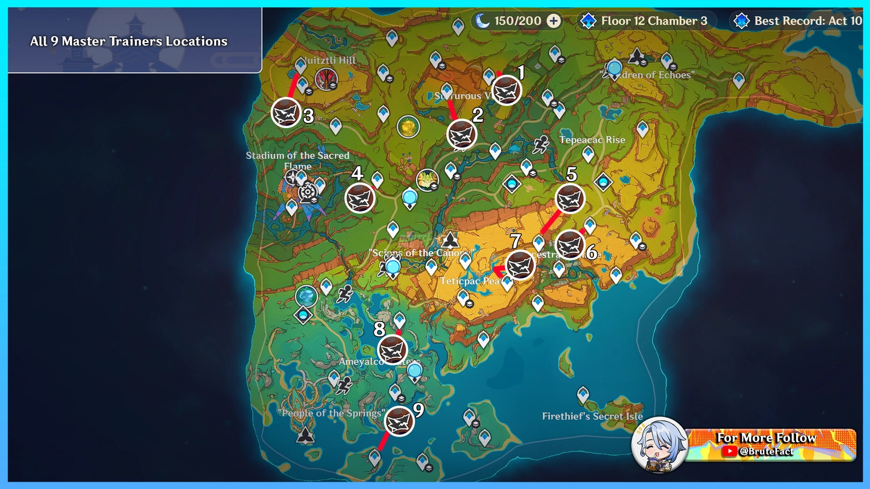 [V5.0] All 9 Warrior's Challenges Location in Natlan 5.0 | 27 Chests & 3 achievements | Genshin ...