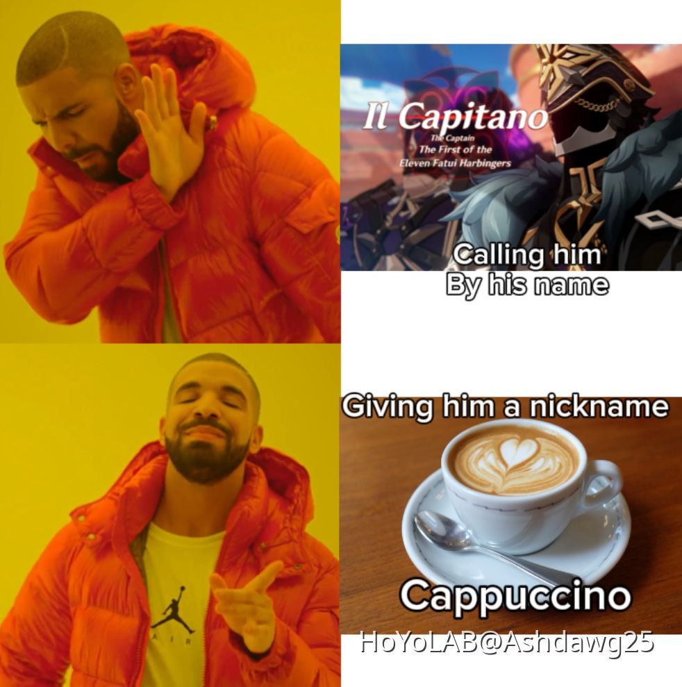 Capitano meme 😌 Genshin Impact | HoYoLAB