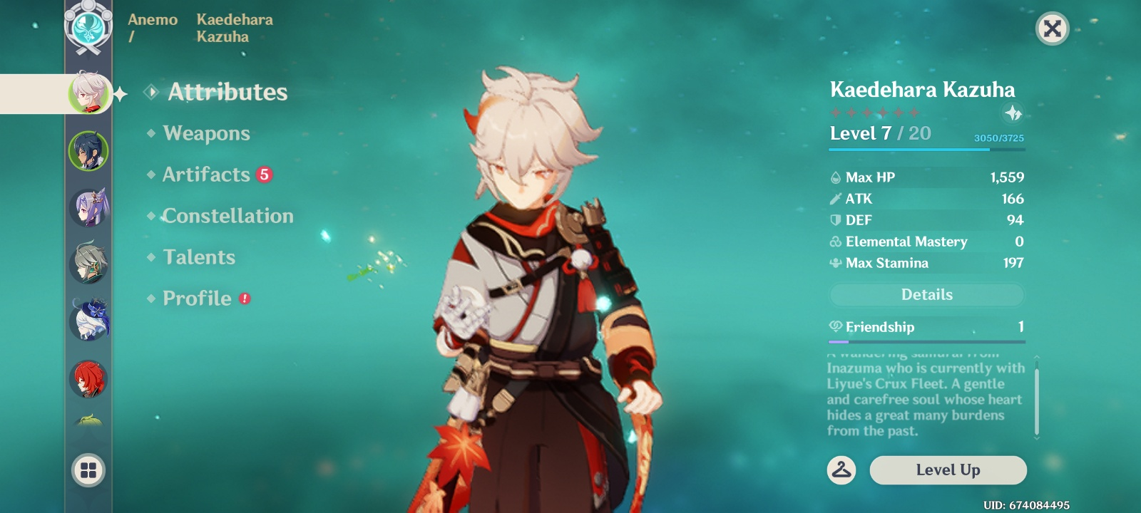 Canadian Aether came home Genshin Impact | HoYoLAB