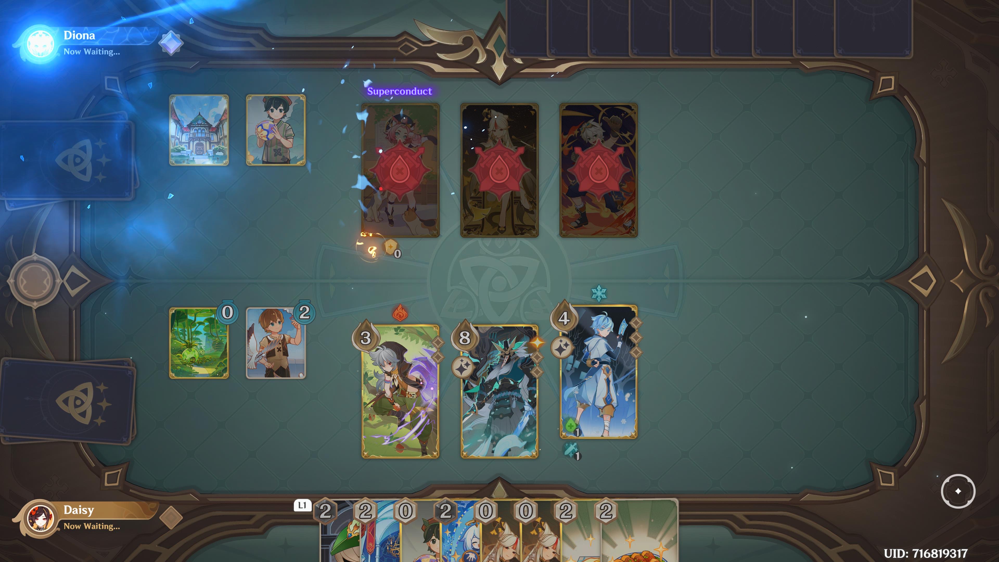 🎲Diona Serious Showdown, Dynamic Skin and Character Card Proficiency🎲 ...