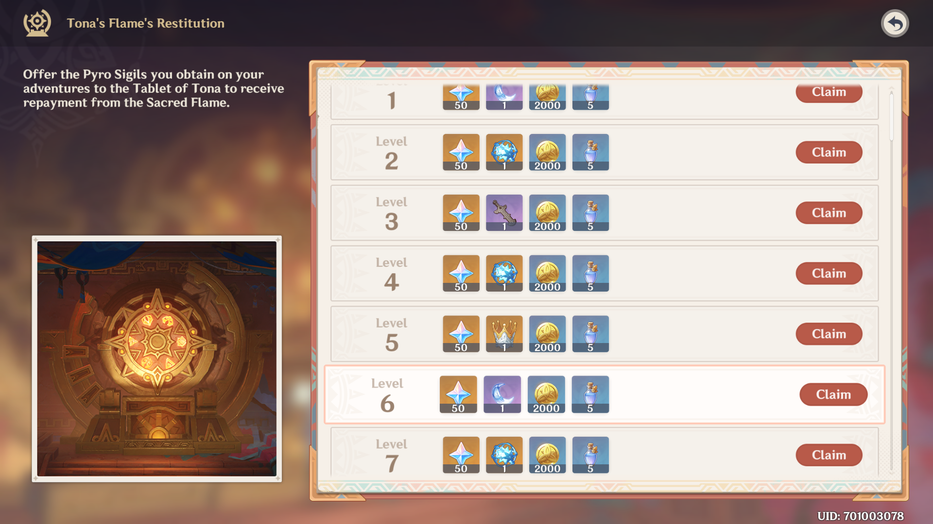 Pyro sigil rewards are insane Genshin Impact | HoYoLAB