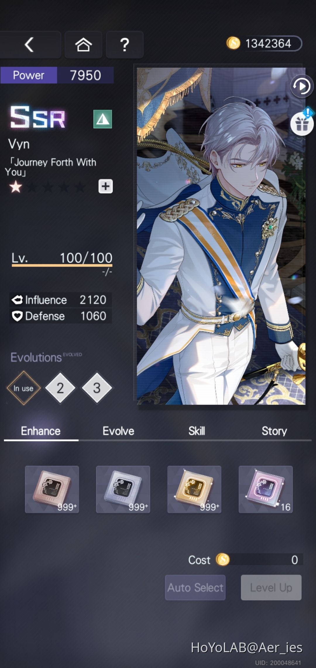 vyn 4th bday card 🍰 ️ Tears of Themis | HoYoLAB