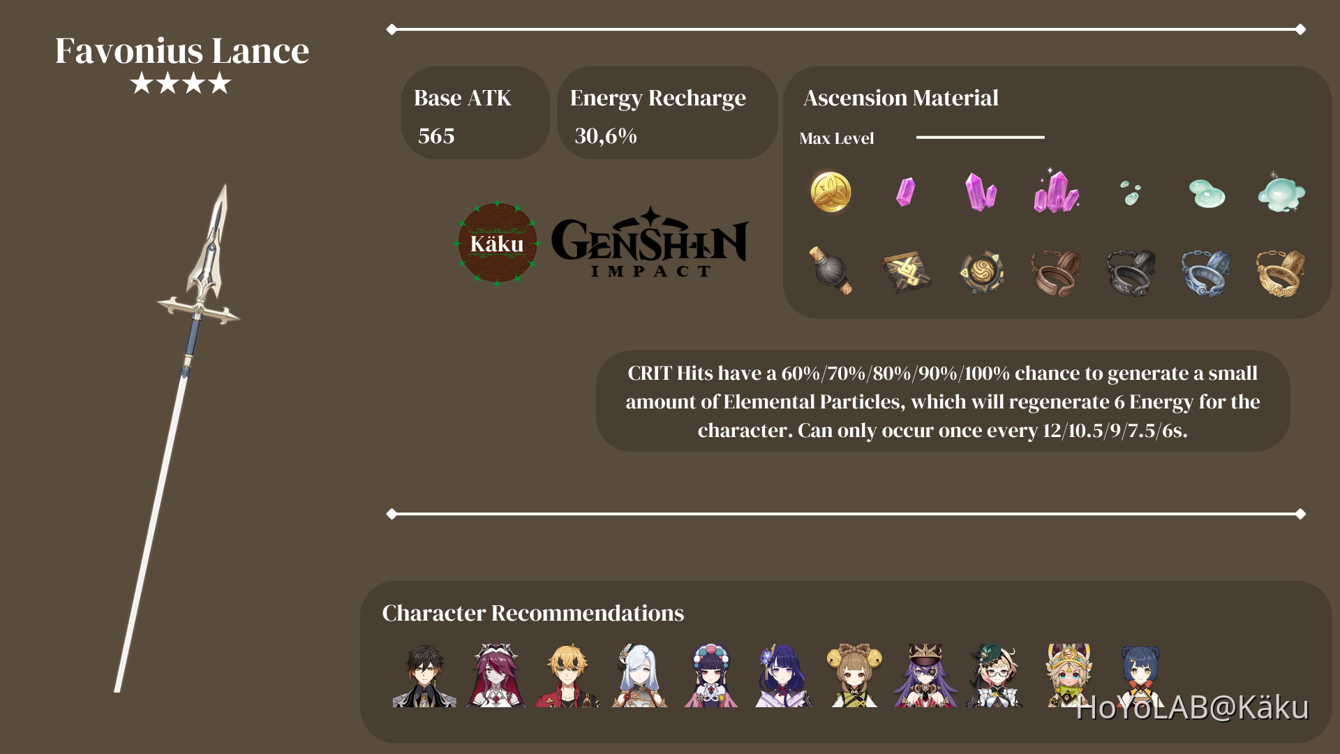 Favonius Lance - Weapon Guide Genshin Impact | HoYoLAB