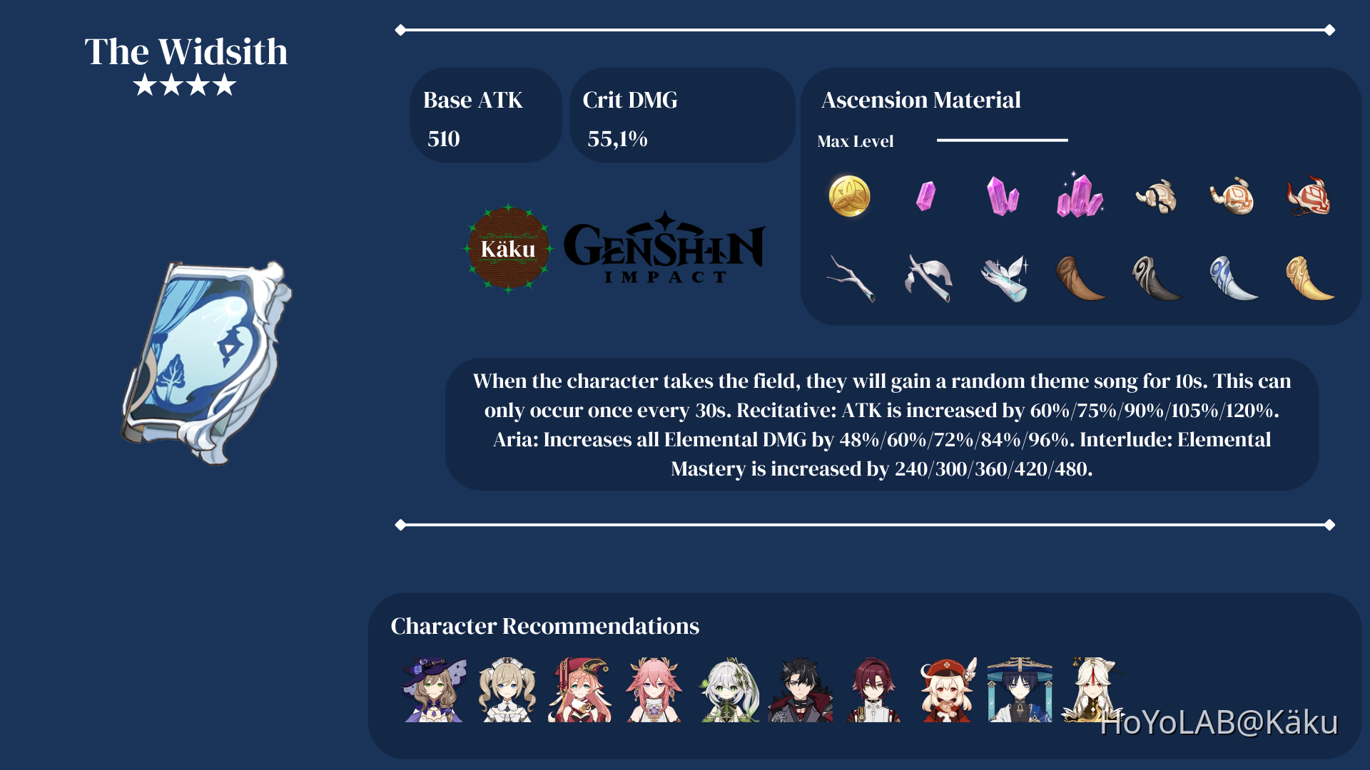 The Widsith - Weapon Guide Genshin Impact | HoYoLAB