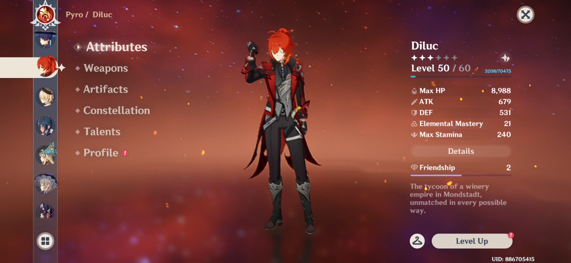 I got drip diluc :D Genshin Impact | HoYoLAB