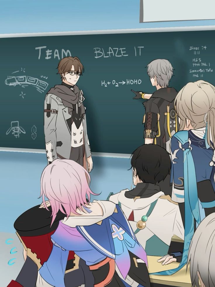 Honkai Star Rail #hsr HSR characters as students Honkai: Star Rail ...