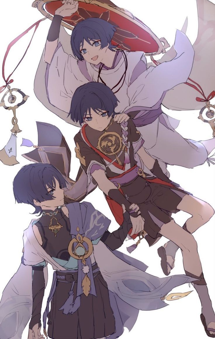Scaramouche, Wanderer, Kunikuzushi ️💙💜 Genshin Impact | HoYoLAB