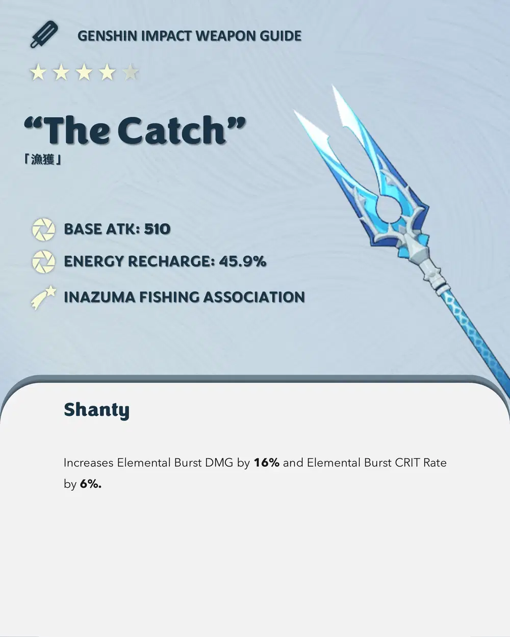 "The Catch" | Genshin Impact Weapon Guide Genshin Impact | HoYoLAB
