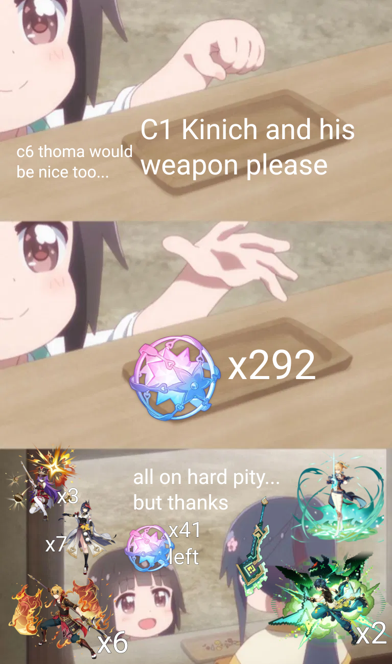 How my Kinich pulls went... Genshin Impact | HoYoLAB