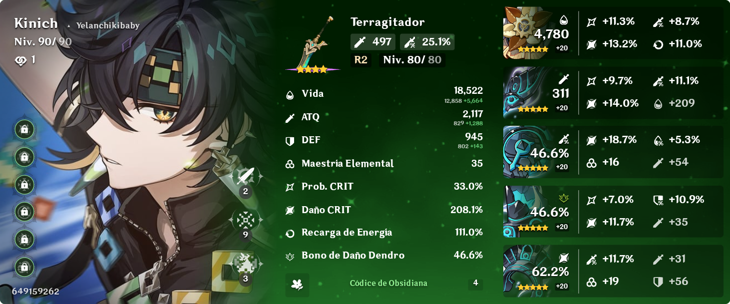 Kinich en casa! (Quiero ver si logro sacarle su c1!) Genshin Impact ...