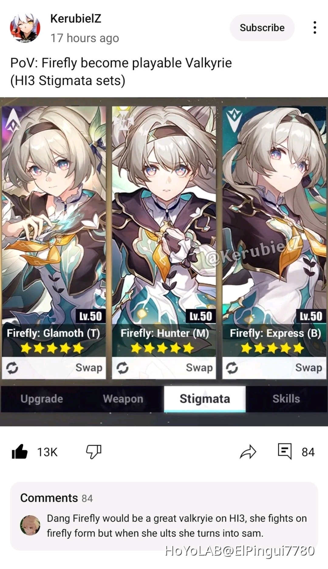 firefly as a hi3 stigmata Honkai Impact 3rd | HoYoLAB