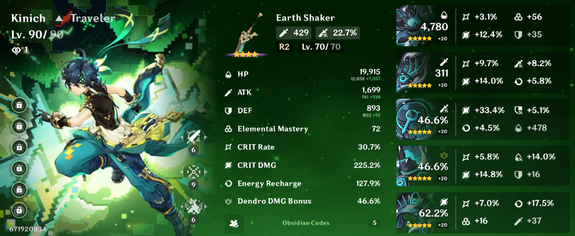 Kinich build (any suggestions?) Genshin Impact | HoYoLAB