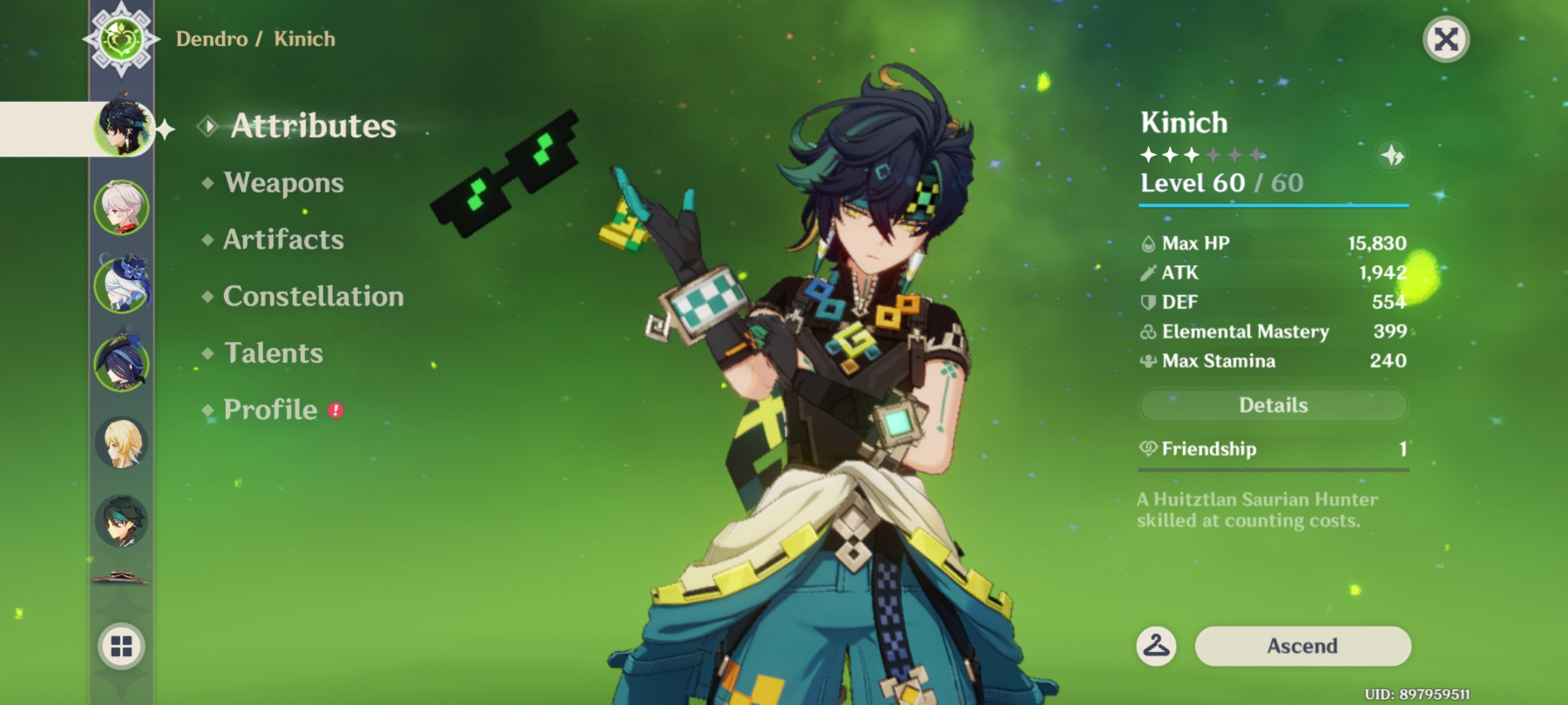 Kinich Event Pull ️ Genshin Impact | HoYoLAB
